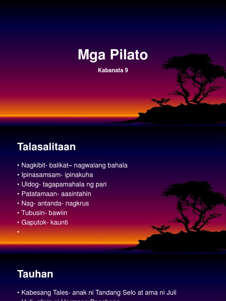 Mga Pilato | PDF