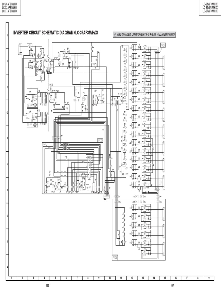 Sharp - Lc37af3m - Inverter Schematics | PDF