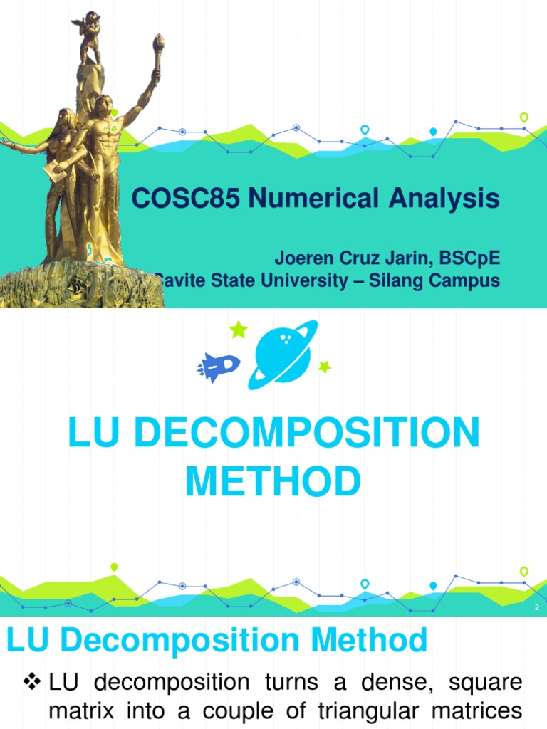 04 LU Decomposition Method | PDF | Mathematical Relations | Computational Science