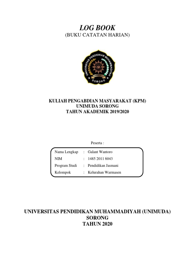 Log Book KPM | PDF