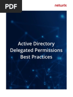 AD - Delegate Permissions To Add - Delete - Move - Modify Computer Objects - I Just Do IT | PDF ...