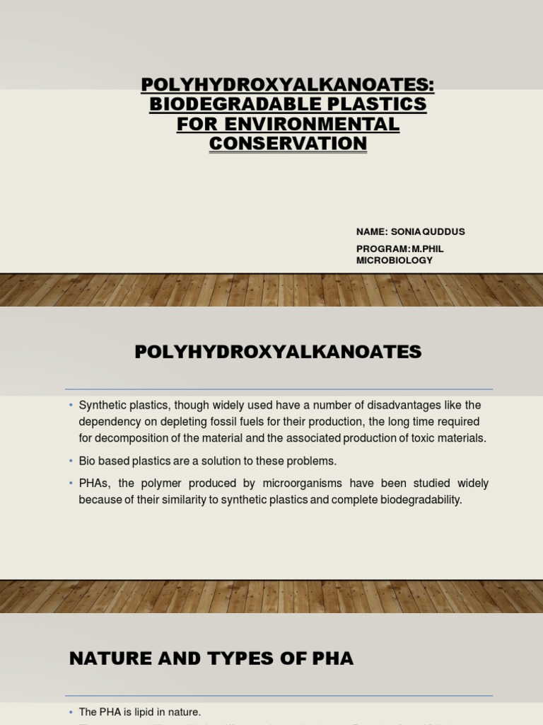 POLYHYDROXYALKANOATES | PDF | Biodegradation | Polymers