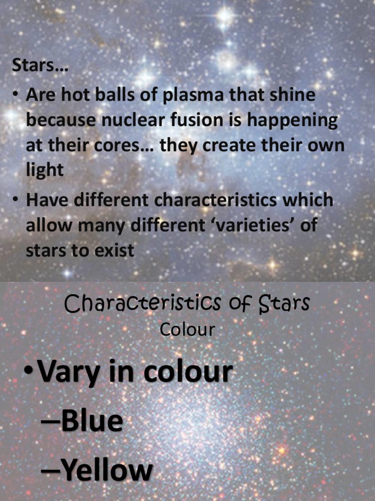 Characteristics of Stars | PDF