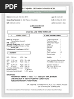 Normal Chest Ultrasound Report | PDF