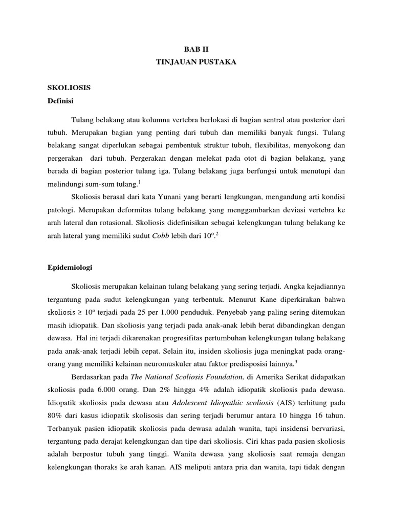 Skoliosis Cobb Ferguson | PDF