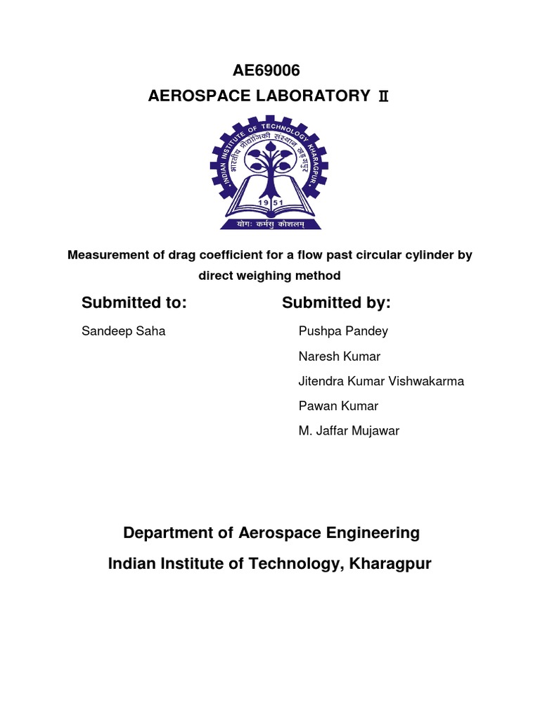 Exp3-Direct Weighing Method | PDF | Drag (Physics) | Reynolds Number