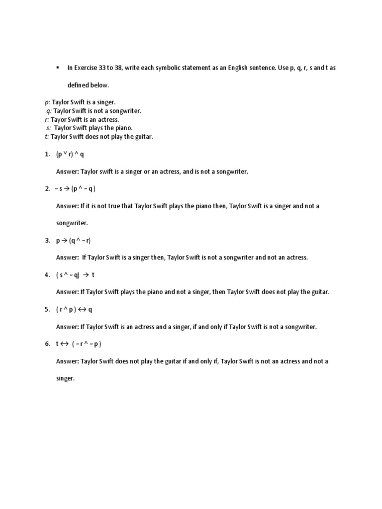 Math Exercise | PDF | Syntax (Logic) | Metalogic