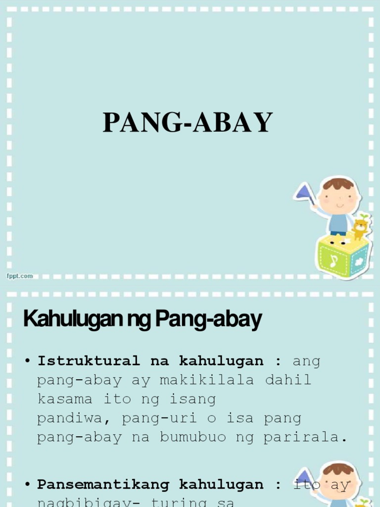 Pang Abay | PDF