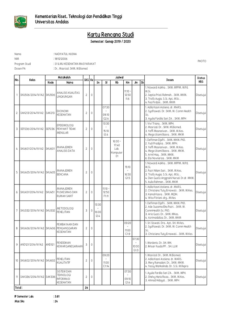 KRS Yang Fix SMT 4 Oke | PDF