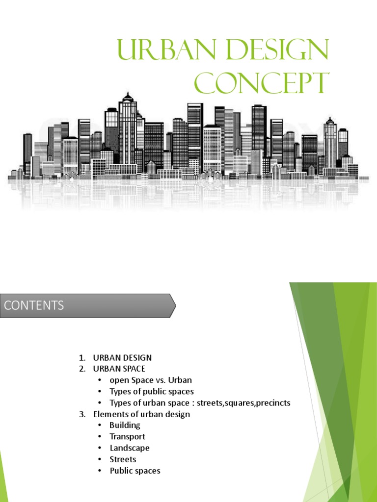 Urban Design Concepts and Elements | PDF | Street | Urban Design