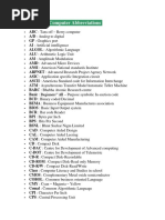 Full Forms List of Computer Parts Abbreviations | PDF | Read Only ...