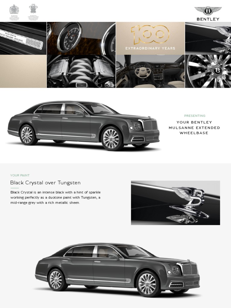 Bentley Brochure PDF | PDF | Sedans | Motor Vehicle