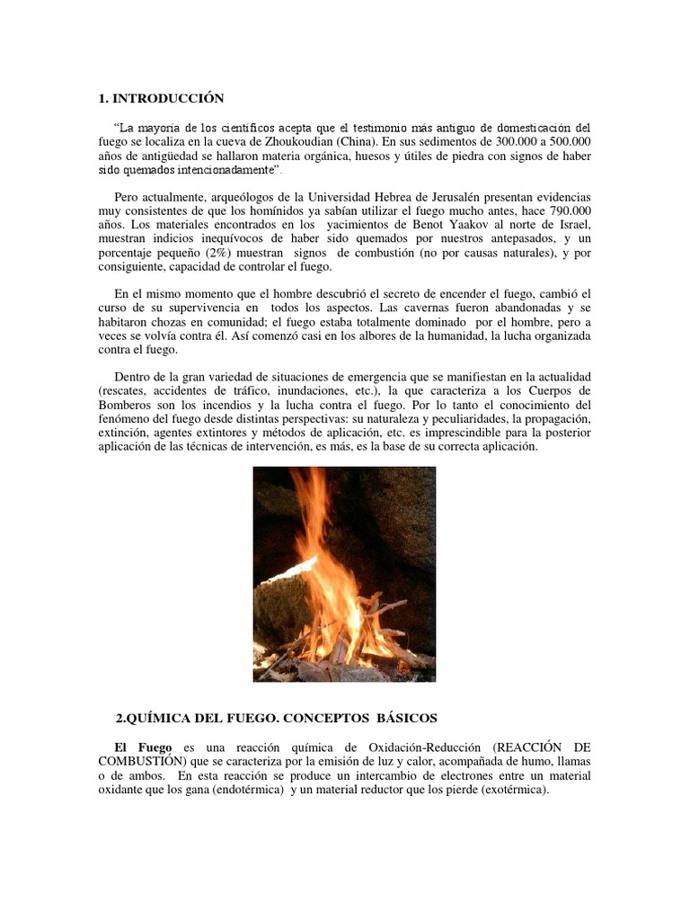 II.11. Naturaleza Del Fuego PDF | PDF | Combustión | Conduccion termica