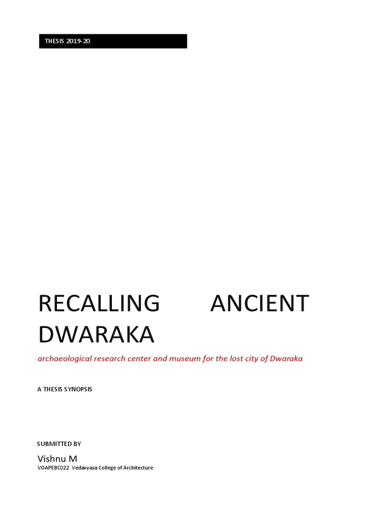 Ancient Dwaraka: Archaeological Insights | PDF | Archaeology