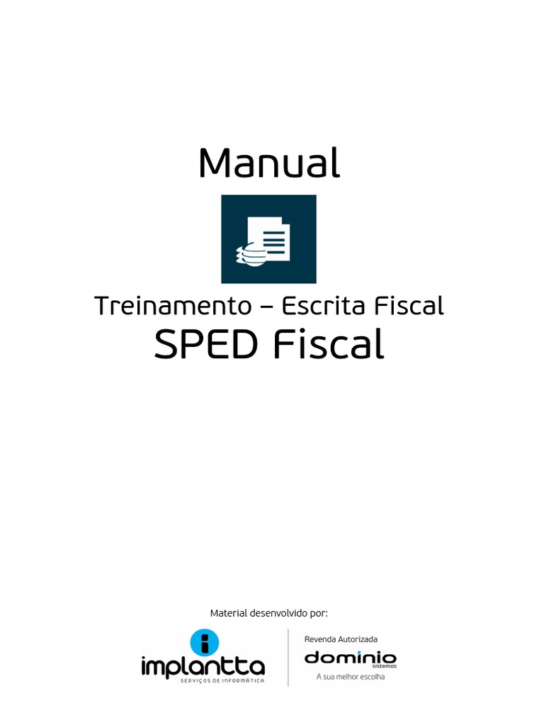 Manual Sped | PDF | Recibo | Impostos