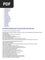 Code Error Exca Volvo | PDF | Coolant | Fuel Injection