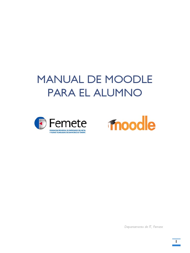 Manual Moodle PDF | PDF | Moodle | Blog
