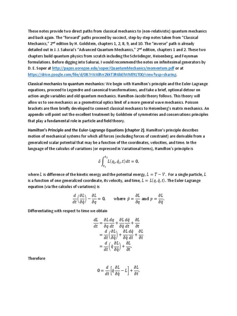 Goldstein | Download Free PDF | Hamiltonian Mechanics | Waves