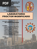 Informe de Proctor Modificado | PDF | Ingeniero civil | Metrología