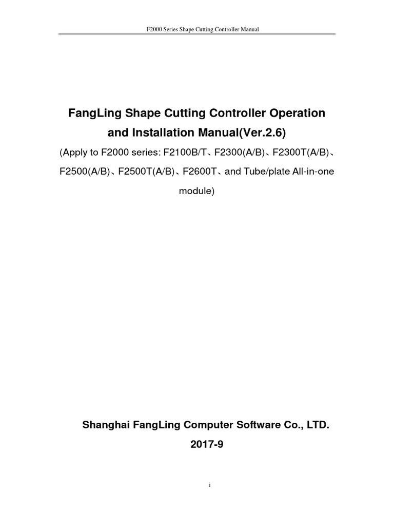 Bo Dieu Khien F2100, F2300 PDF | PDF | Numerical Control | Input/Output