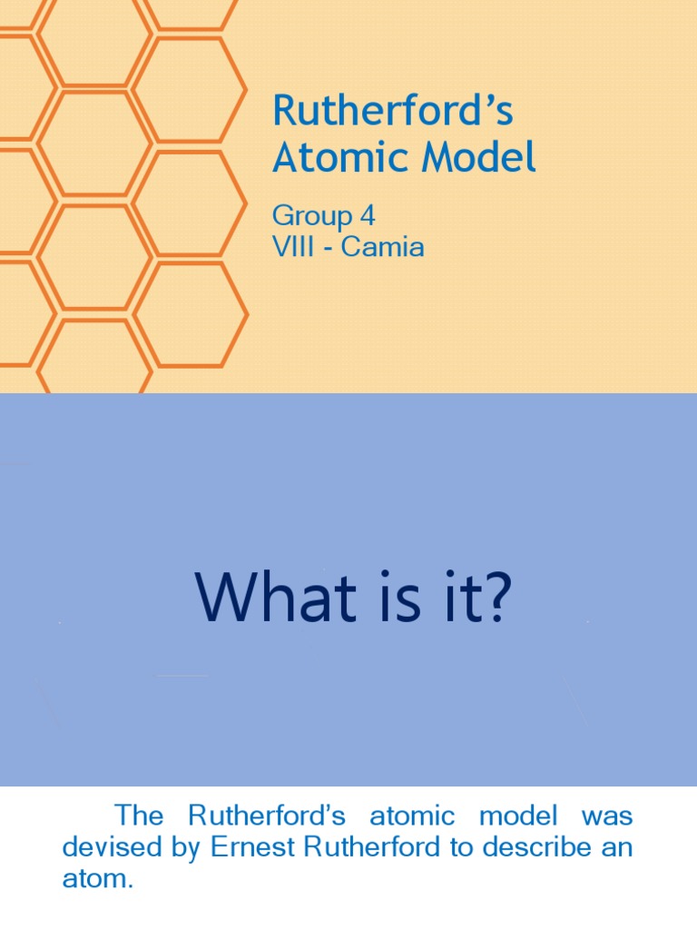Rutherford's Atomic Model Explained | PDF