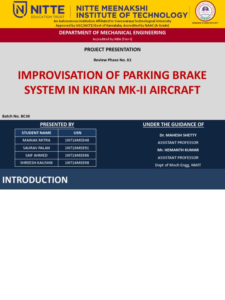 Ug Project Presentation PPT Template | PDF | Engineering | Science And ...