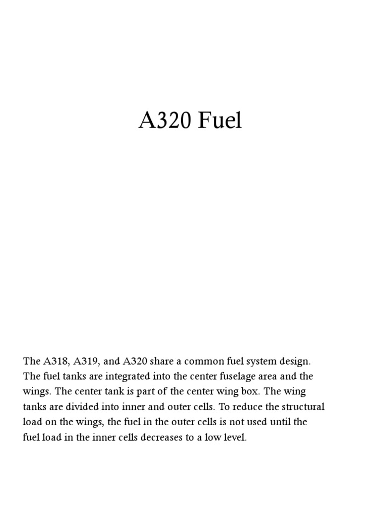 A320 Fuel | PDF