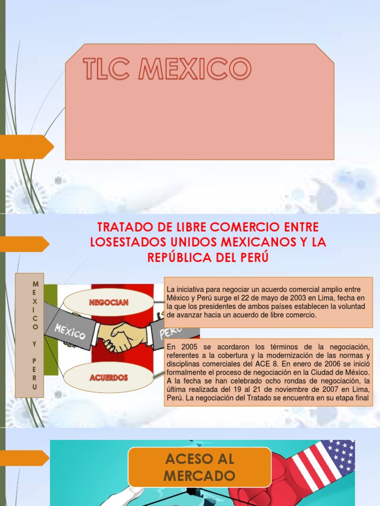 TLC México-Perú: Oportunidades Comerciales | PDF | Tratado de Libre ...