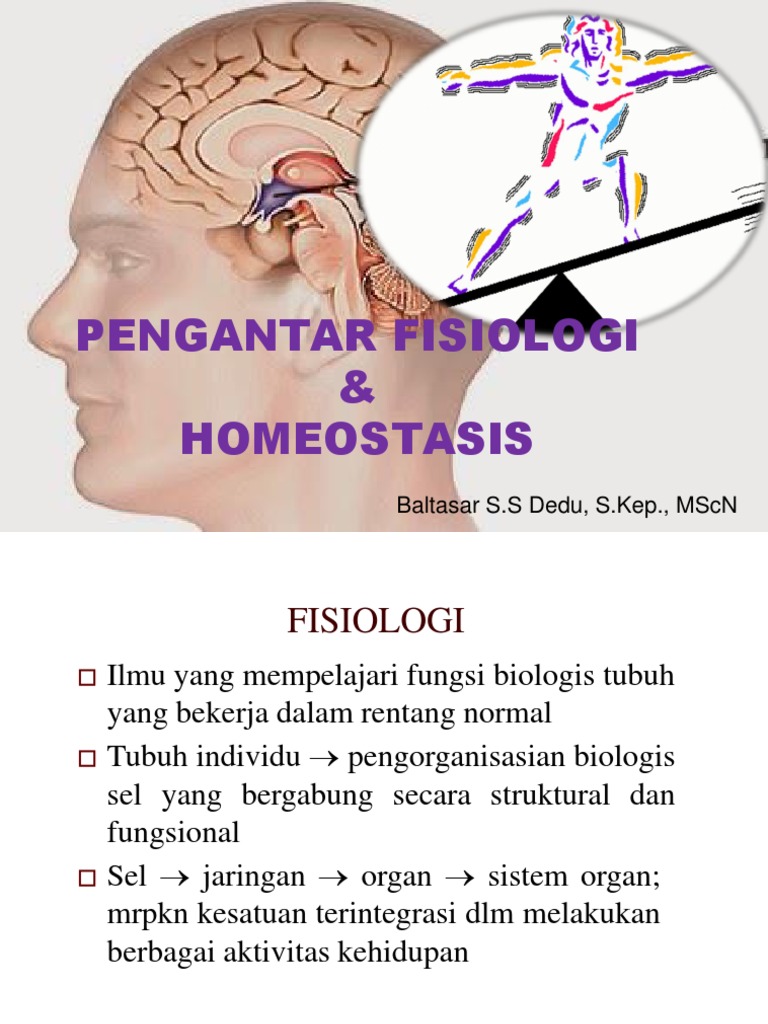 Pengantar Fisiologi, Homeostasis, & Dasar Biolistrik | PDF | Sains & Matematika