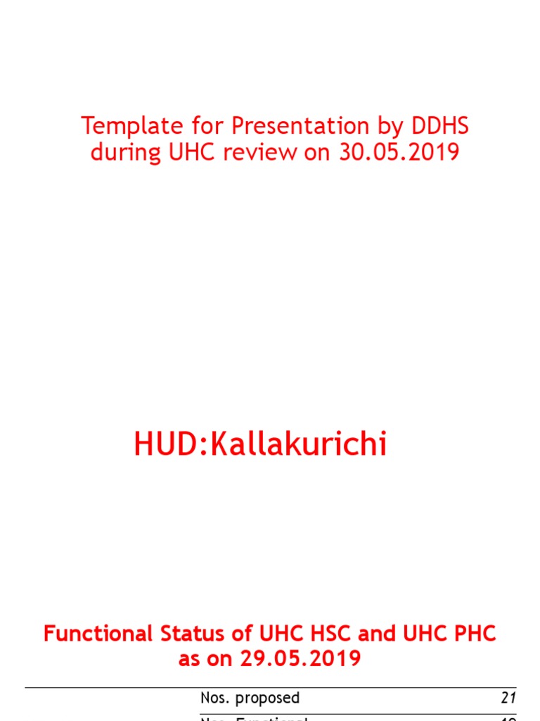 UHC DDHS Presentation Final | PDF | Business