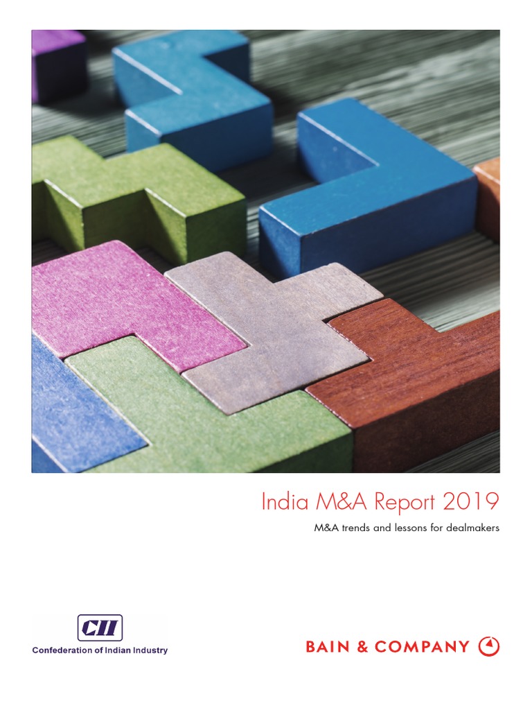 Bain Report India M A Report 2019 | PDF | Mergers And Acquisitions | Risk