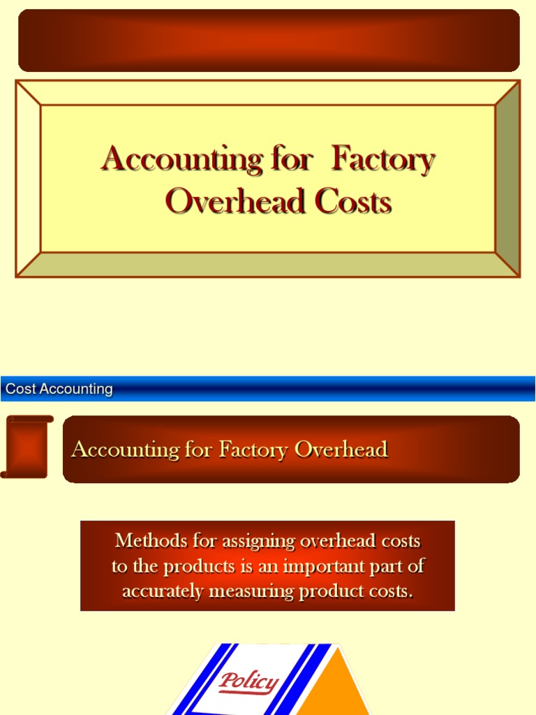 Factory Overhead | PDF | Cost Of Goods Sold | Management Accounting