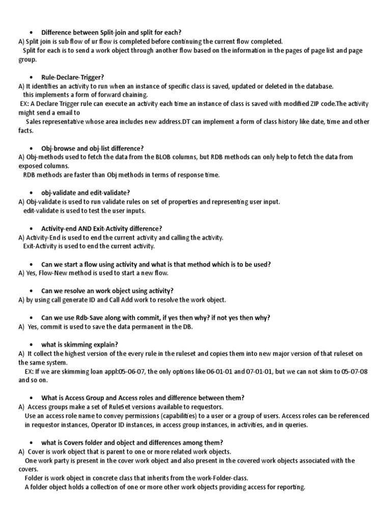 Pega Interview Set2 Pdf Class Computer Programming Object Oriented Programming 