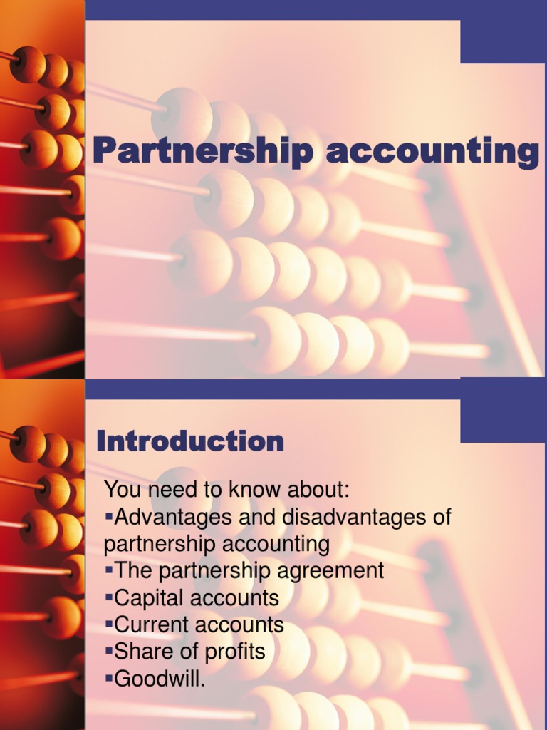 Partnership Accounting: Pros and Cons | PDF | Debits And Credits ...