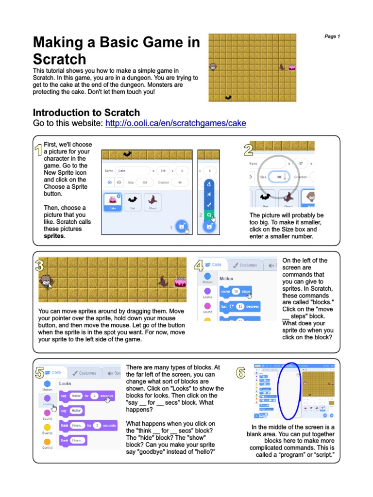 Basicgame | PDF | Scratch (Programming Language) | Computer Keyboard