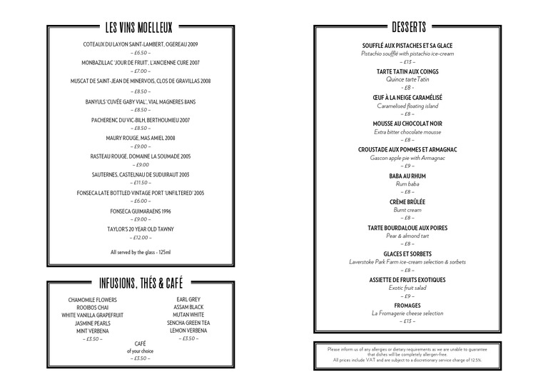 The Berkeley Koffmans Menus Dessert - Berkeley Hotel - London, UK | PDF ...