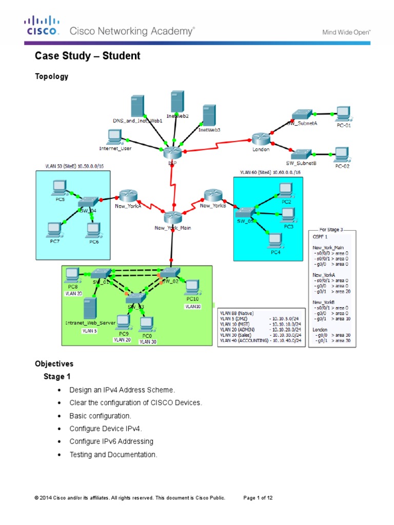 Case Study | PDF | Ip Address | Router (Computing)