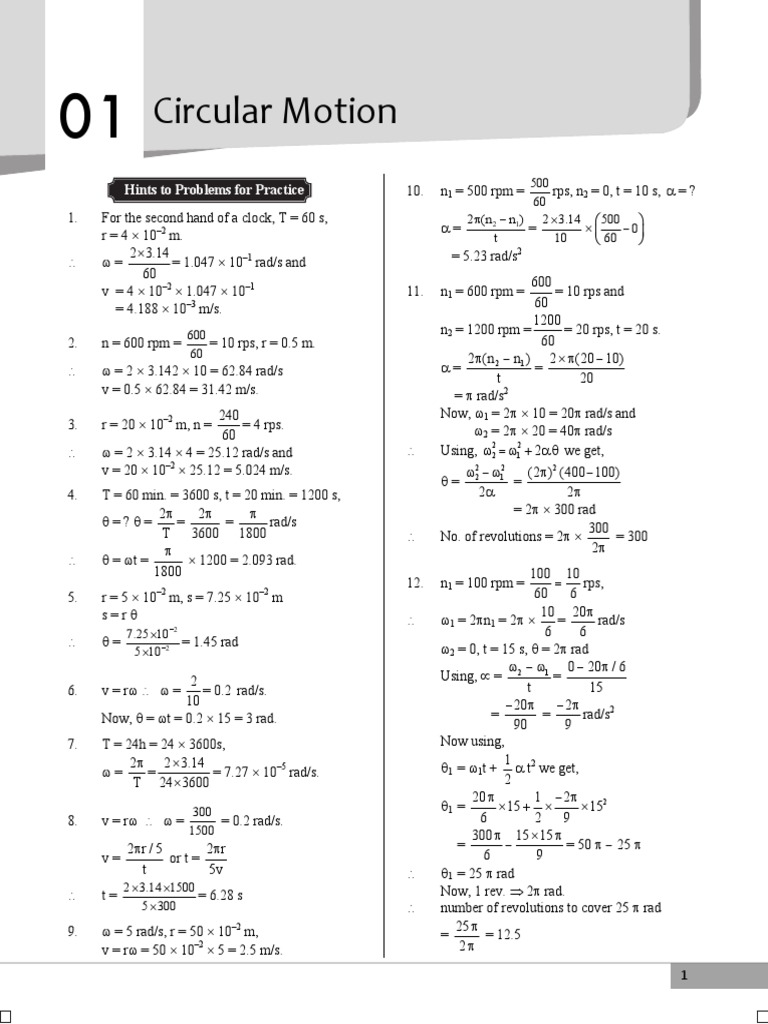 12th Science HSC Physics Numericals Hints PDF | PDF | Units Of Measurement | Scientific Observation
