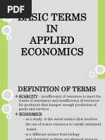 Applied Economics Module 1 Overview | PDF | Economics | Macroeconomics