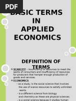 Applied Economics Module 1 Overview | PDF | Economics | Macroeconomics
