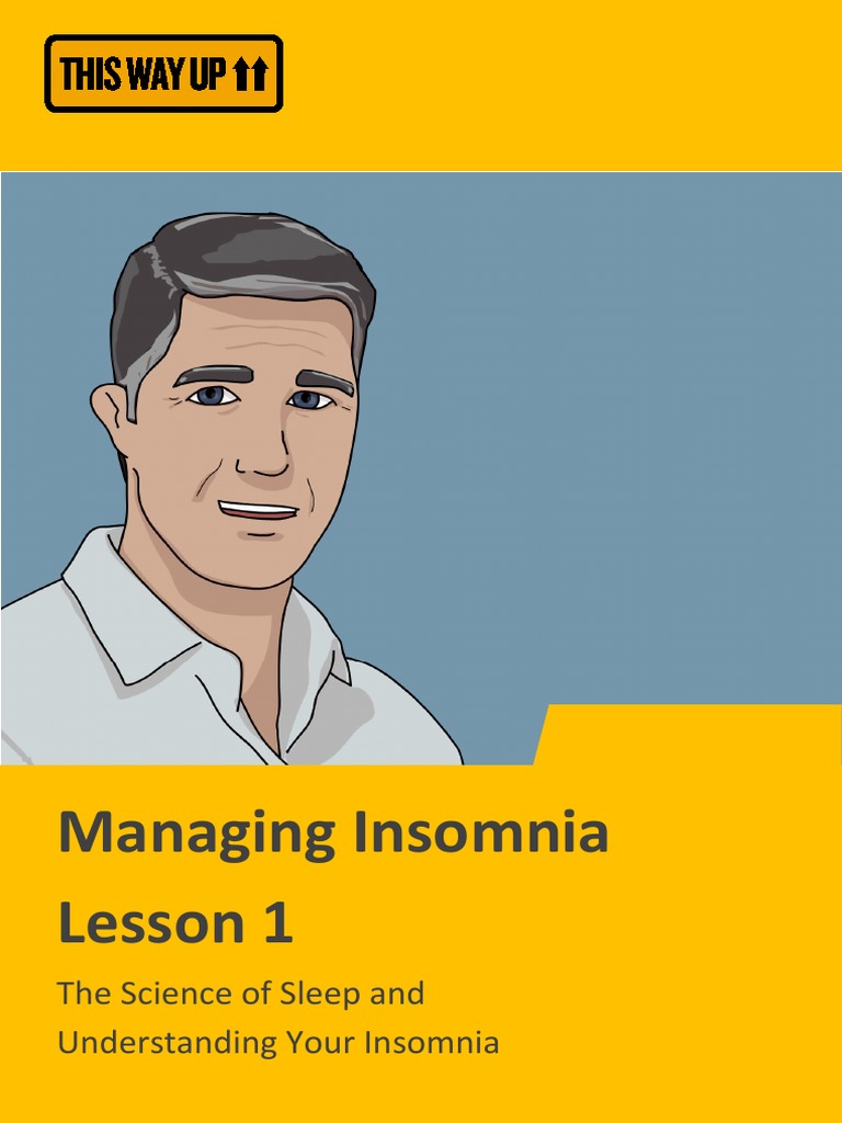Managing Insomnia Lesson 1 | PDF | Insomnia | Sleep