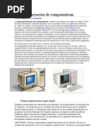 Origen y Evolucion de La Computadora Cuarta Generacion | PDF | Microprocesador | Apple Inc.