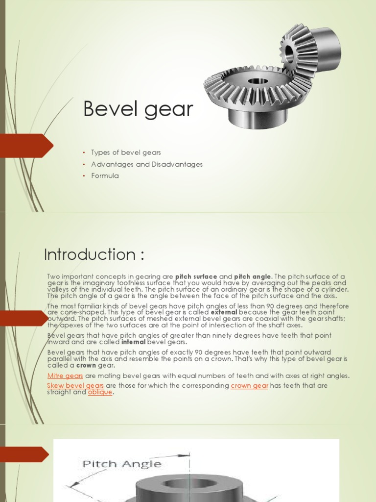 Bevel Gear | PDF | Gear | Machines