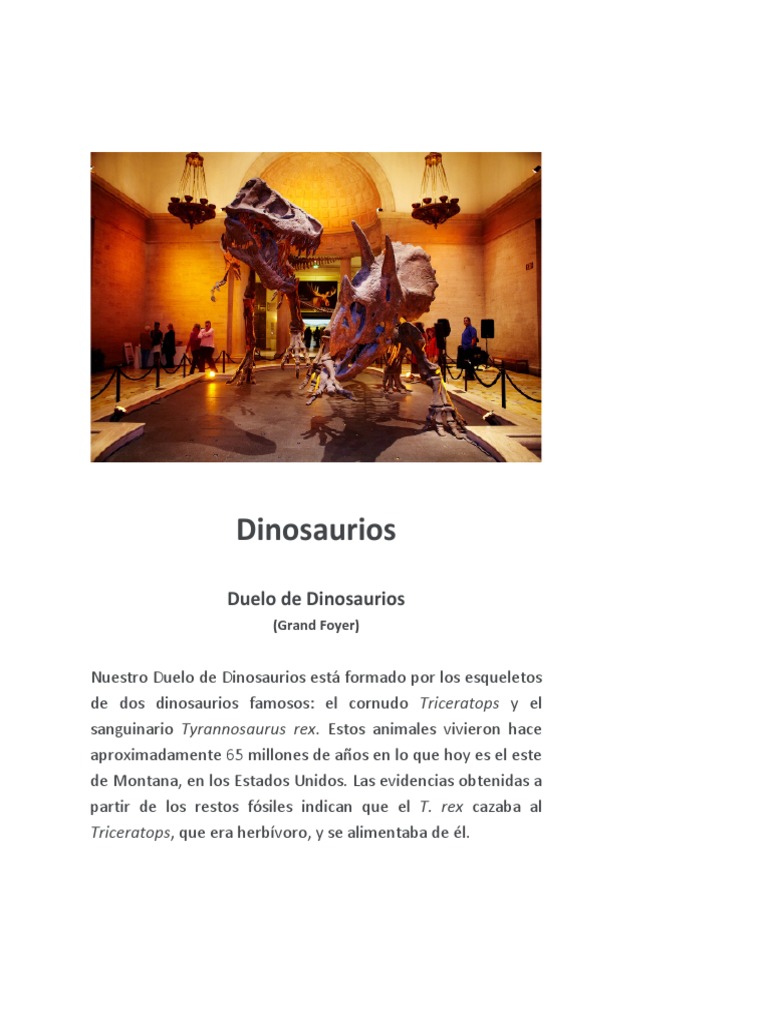 Dinosaurs Spa PDF | PDF | Dinosaurios | tiranosaurio