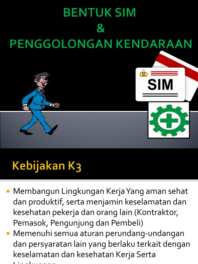 Bentuk Dan Penggolongan SIM | PDF