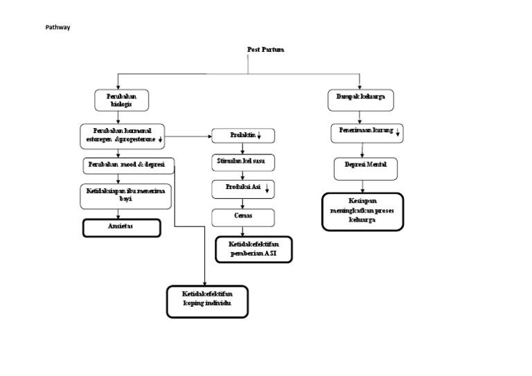 Pathway Depresi Post Partum | PDF