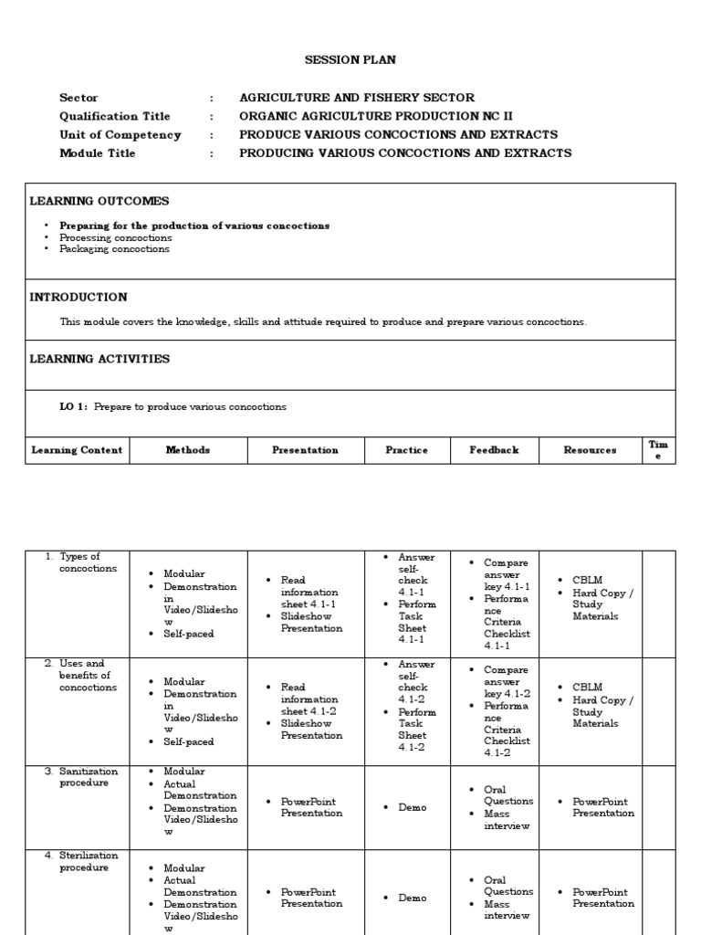 3 Session Plan | PDF | Teaching | Behavior Modification