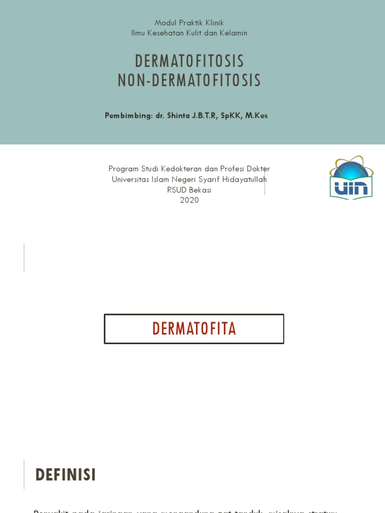 Perbandingan Dermatofita dan Non-Dermatofita | PDF