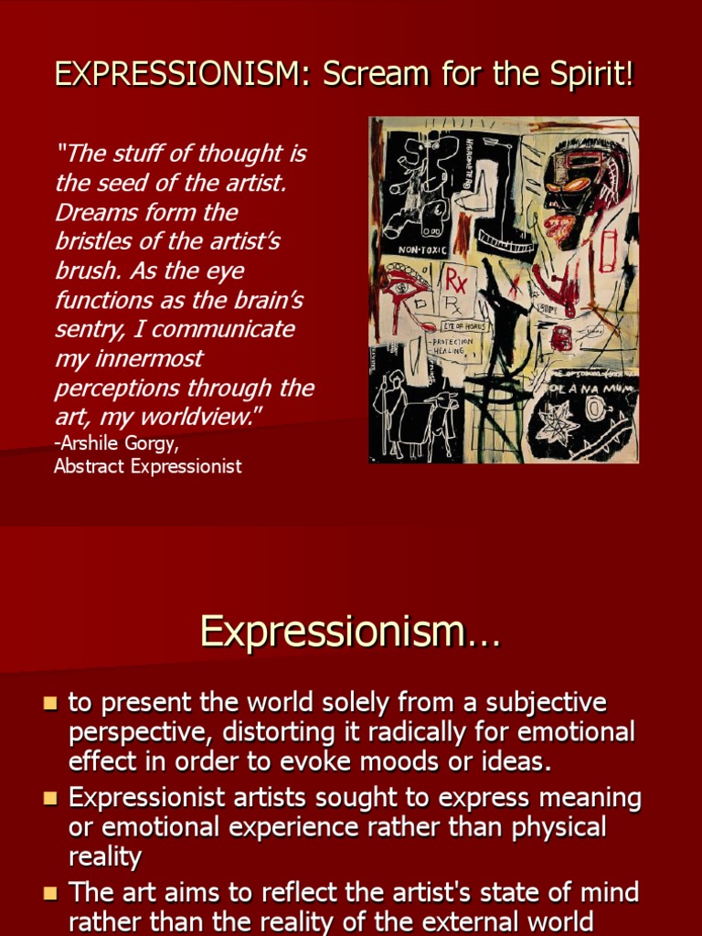 EXPRESSIONISM Powerpoint | Download Free PDF | Expressionism | Paintings