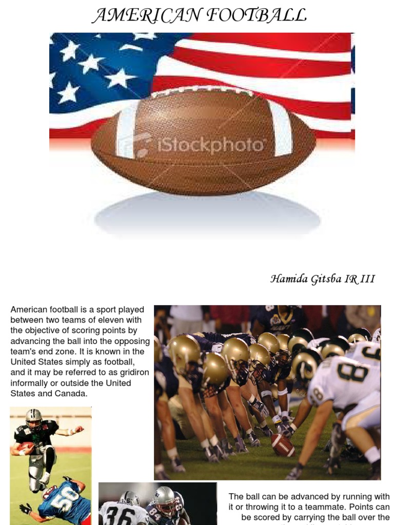 Objective of American Football Explained | PDF | American Football ...